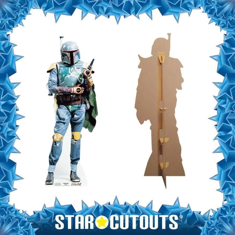 STAR WARS BOBA FETT LIFE SIZE CARDBOARD CUT OUT