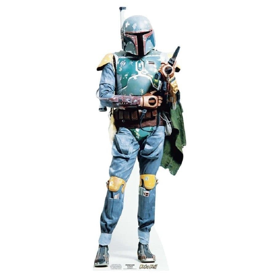 STAR WARS BOBA FETT LIFE SIZE CARDBOARD CUT OUT