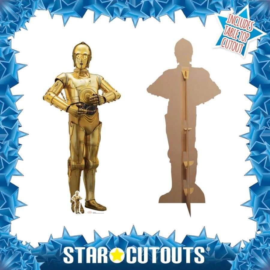 STAR WARS C-3PO DROID LIFE SIZE CARDBOARD CUT OUT
