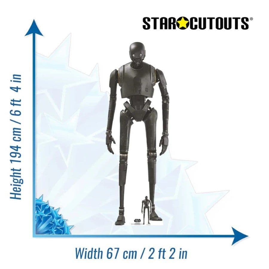 STAR WARS K-2SO SECURITY DROID LIFE SIZE CARDBOARD CUT OUT