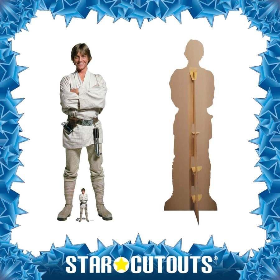 STAR WARS LUKE SKYWALKER LIFE SIZE CARDBOARD CUT OUT