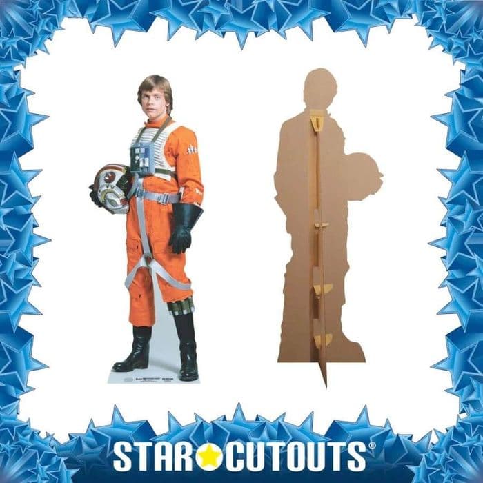 STAR WARS LUKE SKYWALKER PILOT LIFE SIZE CARDBOARD CUT OUT