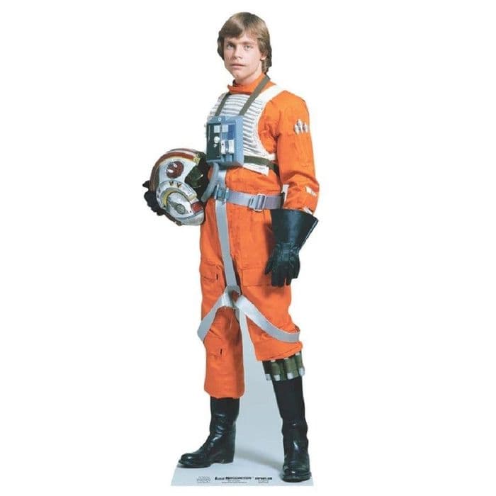 STAR WARS LUKE SKYWALKER PILOT LIFE SIZE CARDBOARD CUT OUT