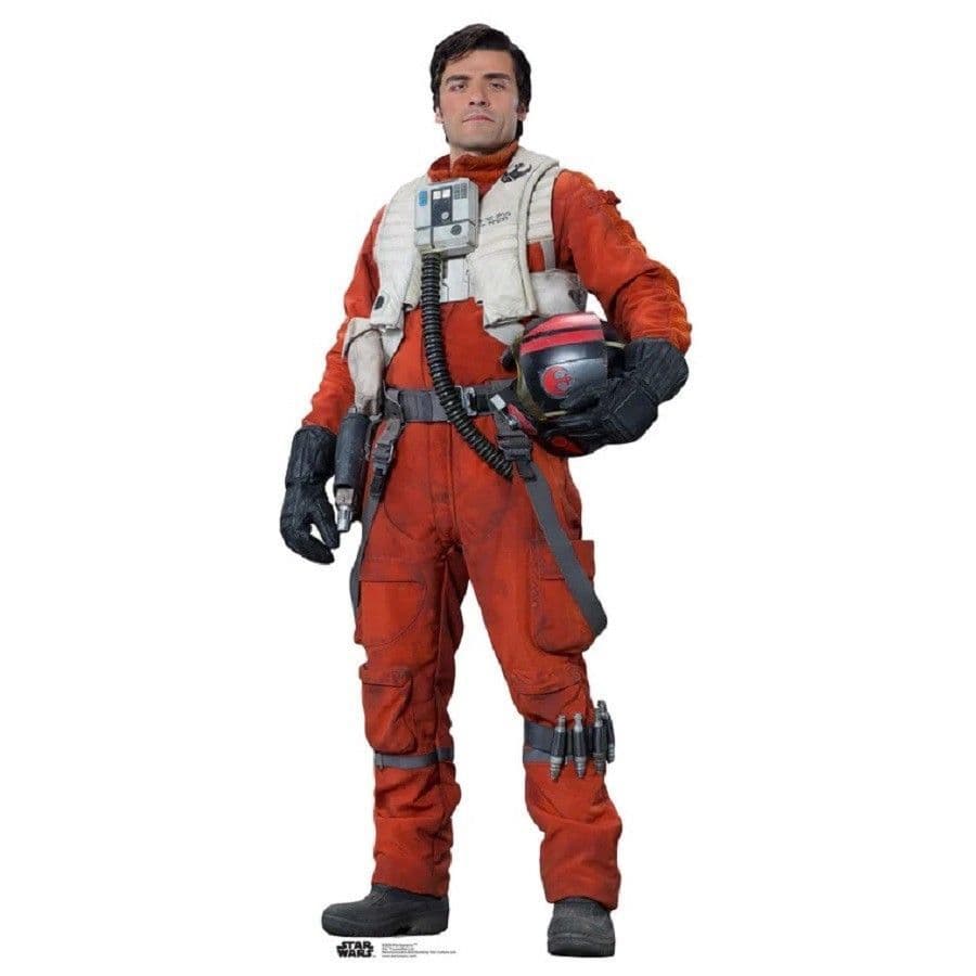 STAR WARS POE DAMERON PILOT LIFE SIZE CARDBOARD CUT OUT