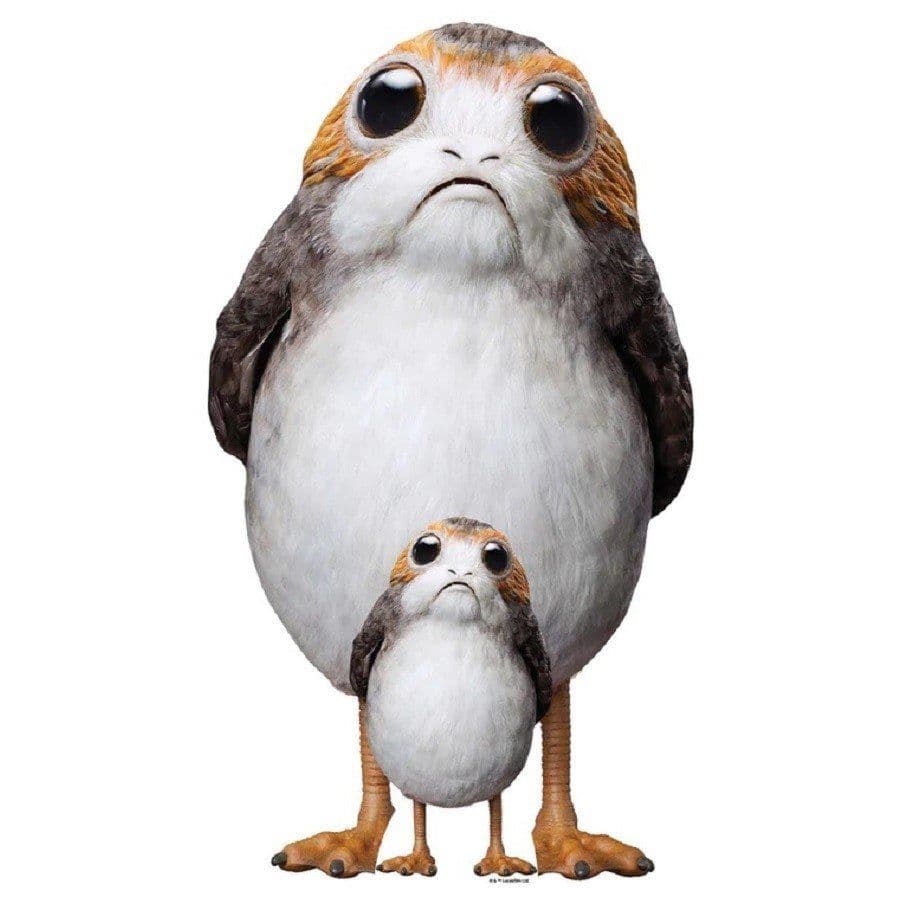 STAR WARS PORG THE LAST JEDI CARDBOARD CUT OUT