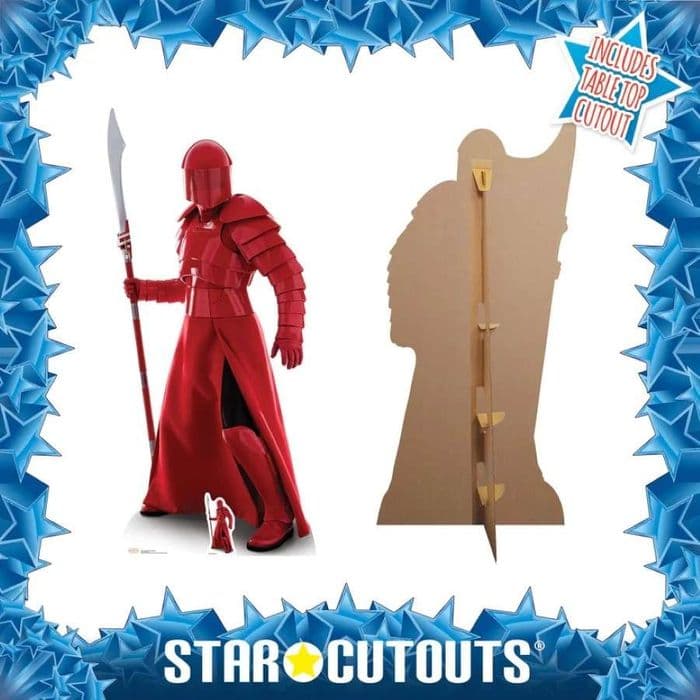 STAR WARS PRAETORIAN GUARD NAGINATA LIFE SIZE CARDBOARD CUT OUT