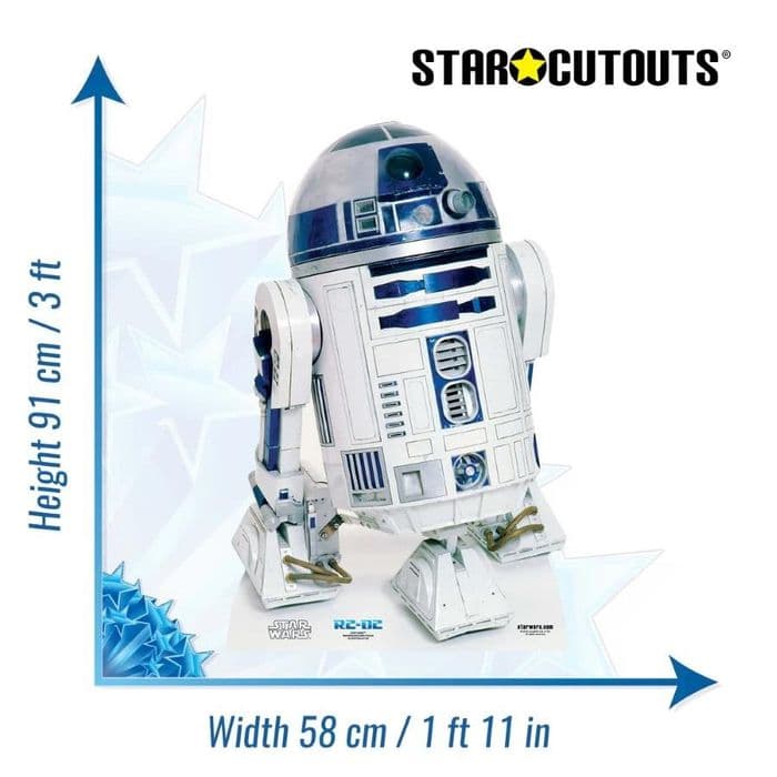 STAR WARS R2-D2 CARDBOARD CUT OUT