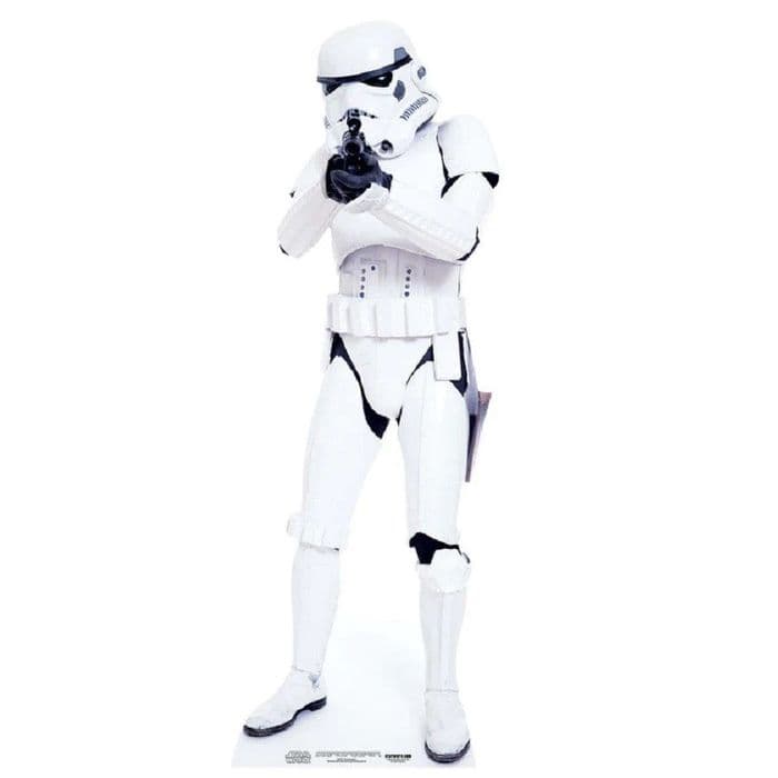 STAR WARS STORMTROOPER CLASSIC LIFE SIZE CARDBOARD CUT OUT