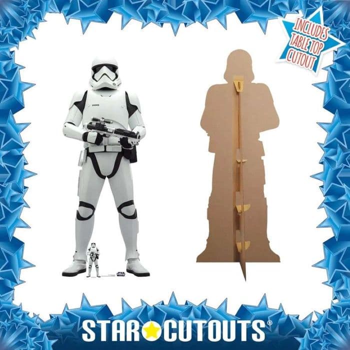 STAR WARS STORMTROOPER FIRST ORDER LIFE SIZE CARDBOARD CUT OUT