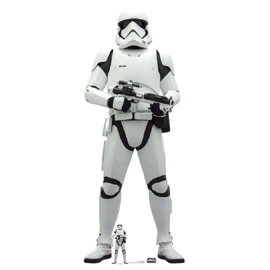 STAR WARS STORMTROOPER FIRST ORDER LIFE SIZE CARDBOARD CUT OUT