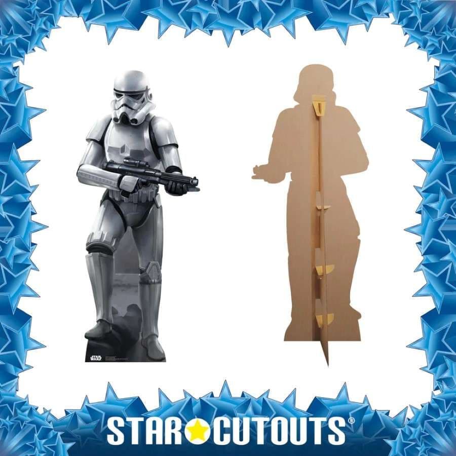 STAR WARS STORMTROOPER GALACTIC EMPIRE ART STYLE LIFE SIZE CARDBOARD ...