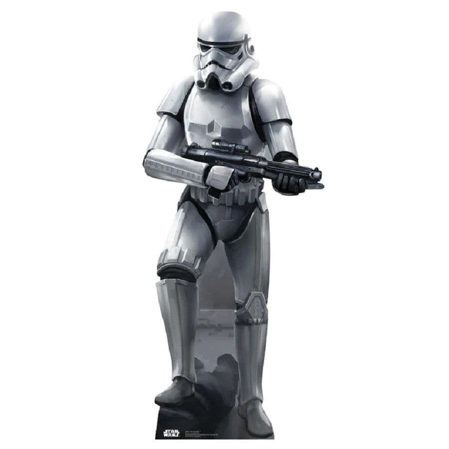 STAR WARS STORMTROOPER GALACTIC EMPIRE ART STYLE LIFE SIZE CARDBOARD ...