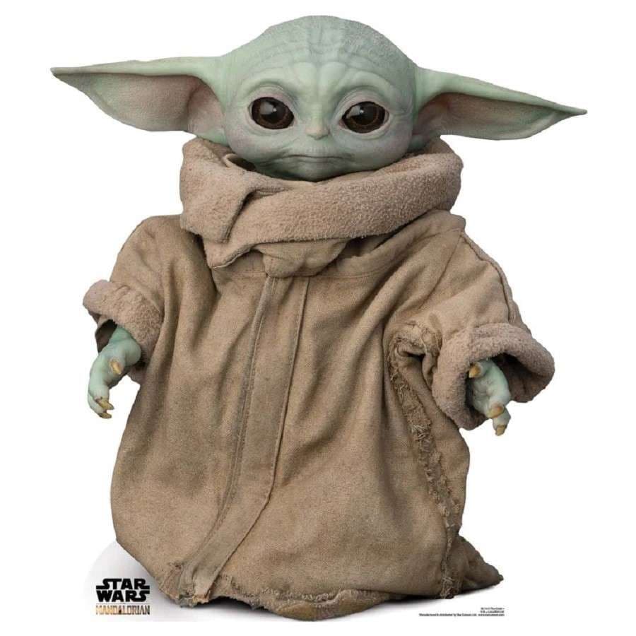 STAR WARS THE MANDALORIAN CHILD GROGU BABY YODA CARDBOARD CUT OUT