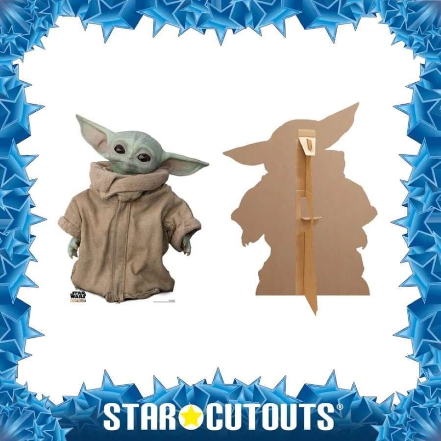 STAR WARS THE MANDALORIAN CHILD GROGU WISE CARDBOARD CUT OUT