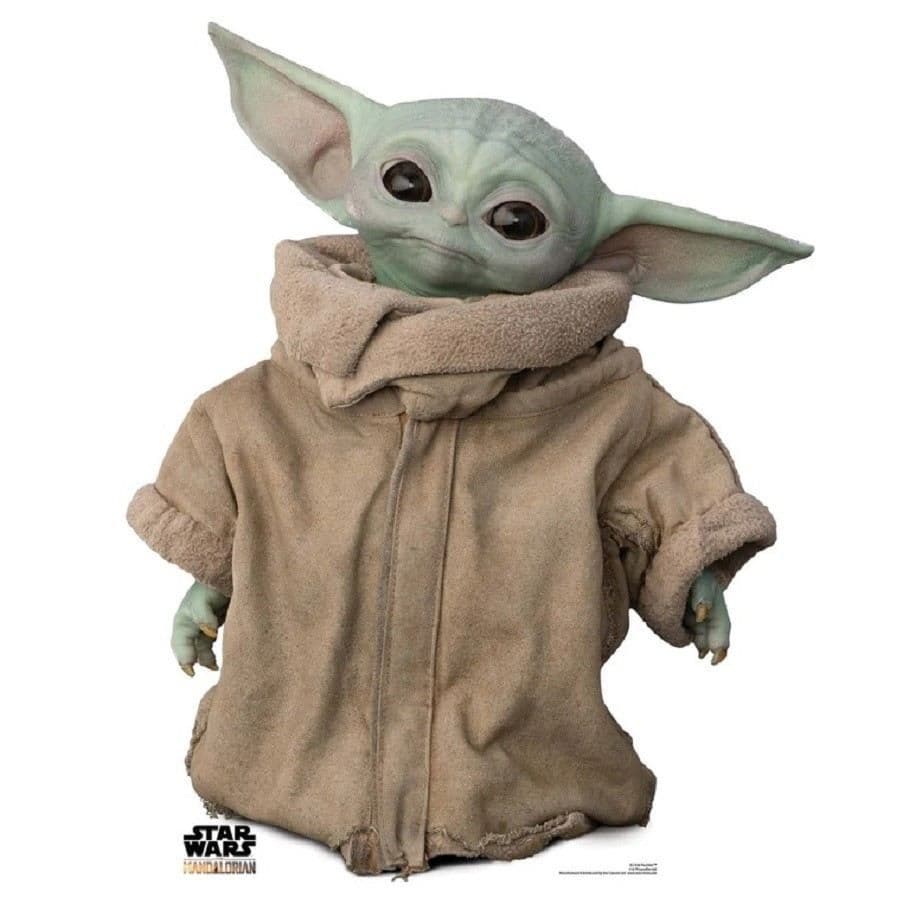 STAR WARS THE MANDALORIAN CHILD GROGU WISE CARDBOARD CUT OUT