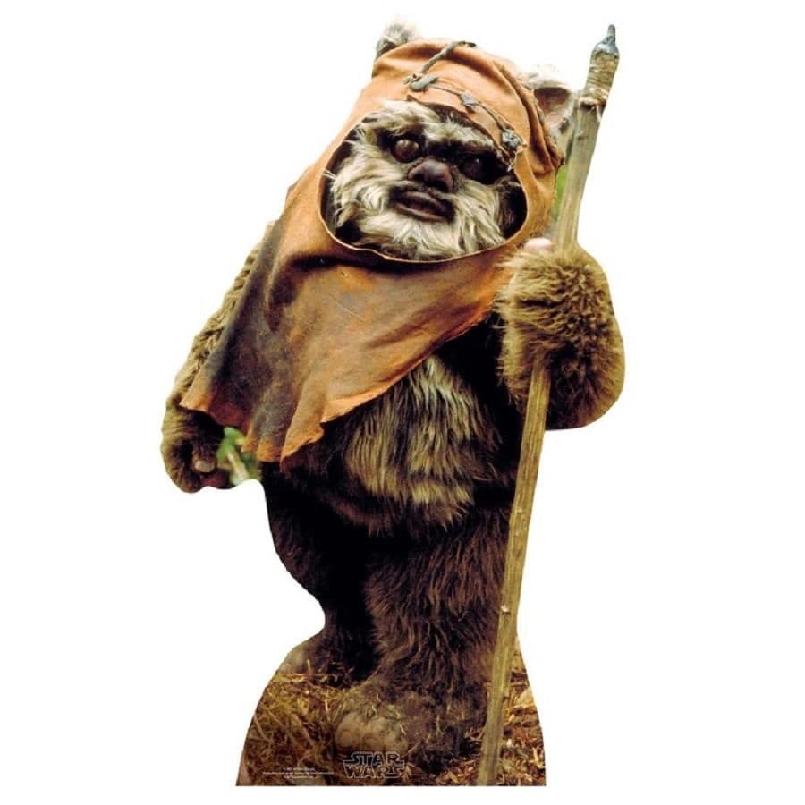 STAR WARS WICKET EWOK LIFE SIZE CARDBOARD CUT OUT