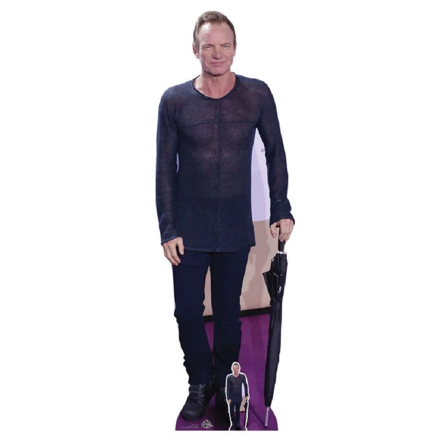STING LIFE SIZE CARDBOARD CUT OUT