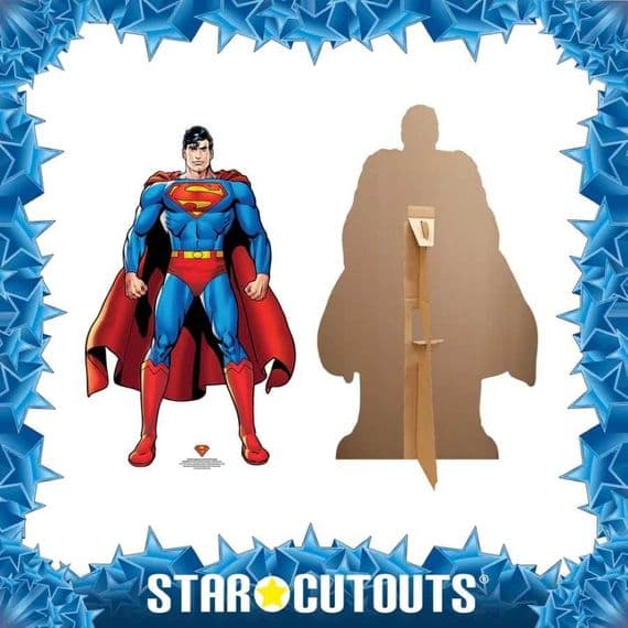 SUPERMAN COMIC STYLE CARDBOARD CUT OUT