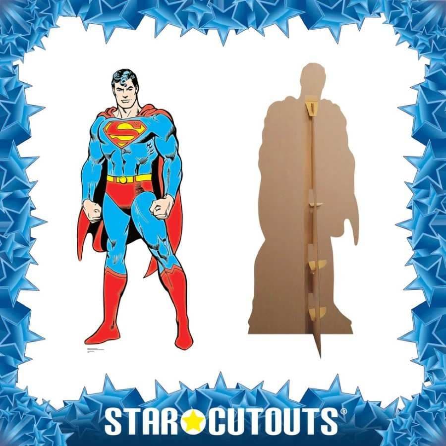 SUPERMAN DC COMICS LIFE SIZE CARDBOARD CUT OUT