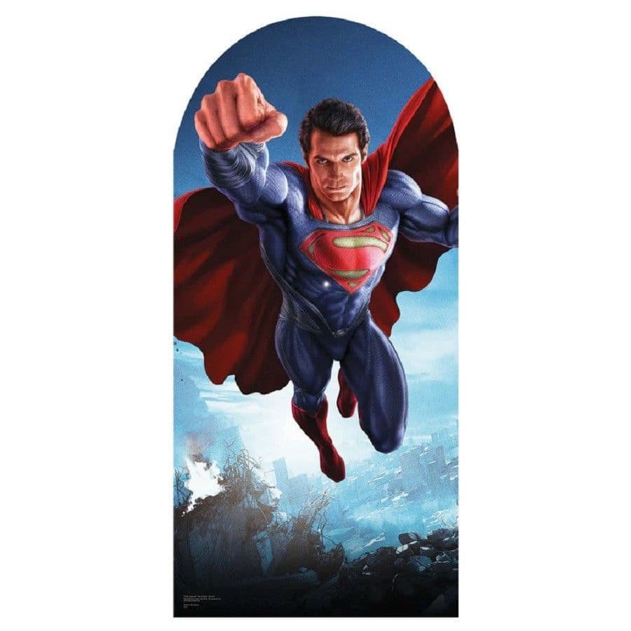 SUPERMAN MAN OF STEEL HENRY CAVILL STAND IN CARDBOARD CUT OUT