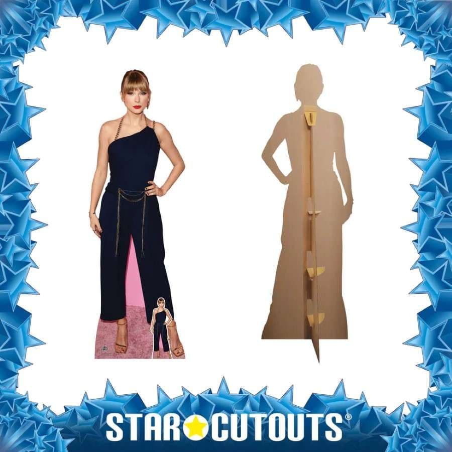 TAYLOR SWIFT IN NAVY JUMPSUIT LIFE SIZE CARDBOARD CUT OUT