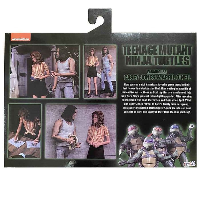 TEENAGE MUTANT NINJA TURTLES 1990 MOVIE 7" SCALE APRIL O NEIL AND CASEY ...