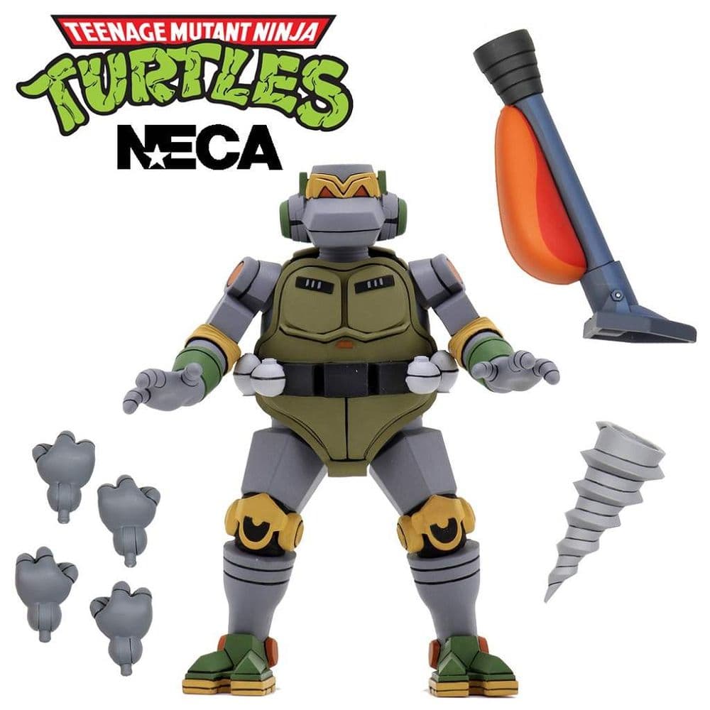 TEENAGE MUTANT NINJA TURTLES CARTOON ULTIMATE 7" SCALE METALHEAD ACTION ...