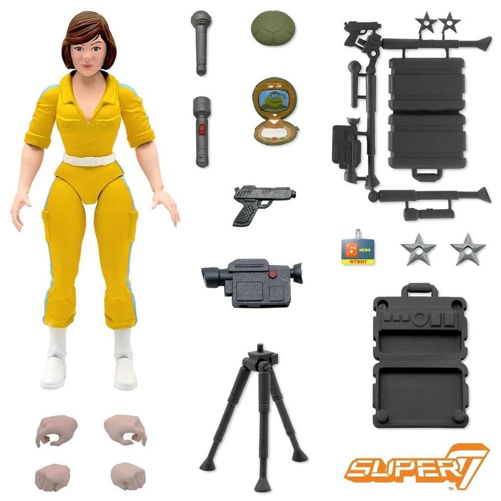 TEENAGE MUTANT NINJA TURTLES ULTIMATES ACTION FIGURE APRIL O NEIL FROM ...