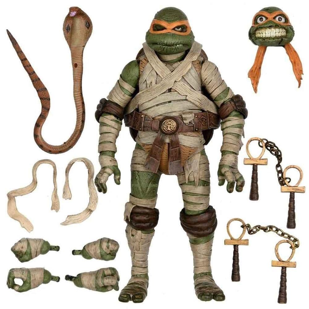 TEENAGE MUTANT NINJA TURTLES UNIVERSAL MONSTERS ULTIMATE MICHELANGELO ...