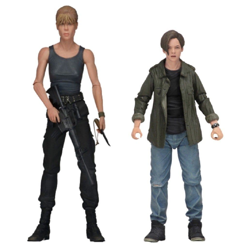 TERMINATOR 2 SARAH CONNOR AND JOHN CONNOR 7 INCH SCALE ACTION FIGURES 2 ...