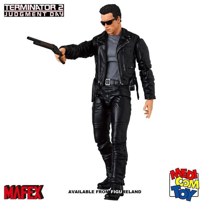 TERMINATOR 2 T-800 MAFEX ACTION FIGURE NUMBER 199 FROM MEDICOM TOYS