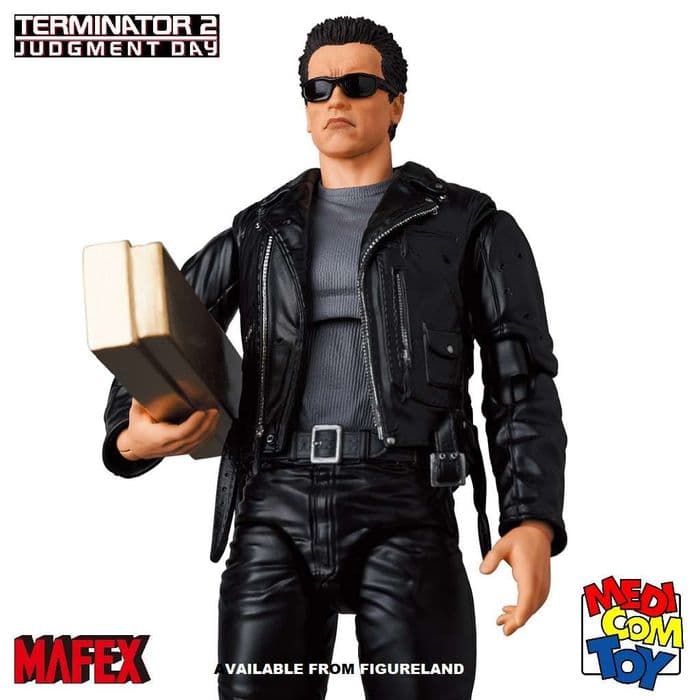 TERMINATOR 2 T-800 MAFEX ACTION FIGURE NUMBER 199 FROM MEDICOM TOYS