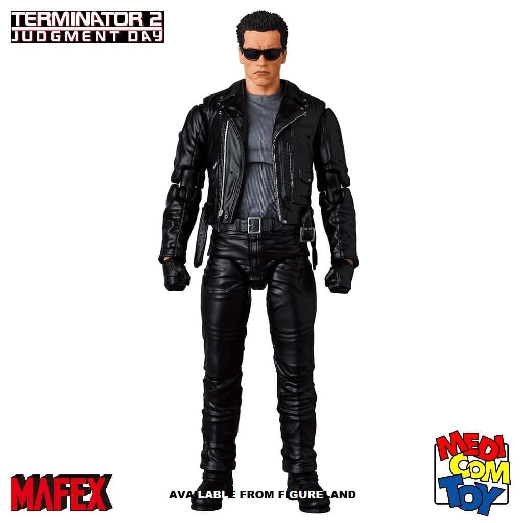 TERMINATOR 2 T-800 MAFEX ACTION FIGURE NUMBER 199 FROM MEDICOM TOYS