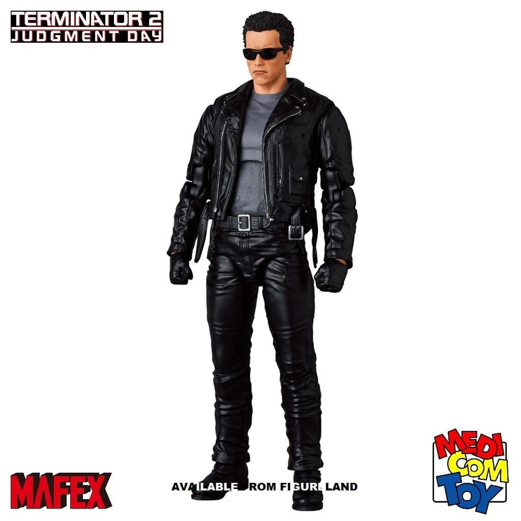 TERMINATOR 2 T-800 MAFEX ACTION FIGURE NUMBER 199 FROM MEDICOM TOYS