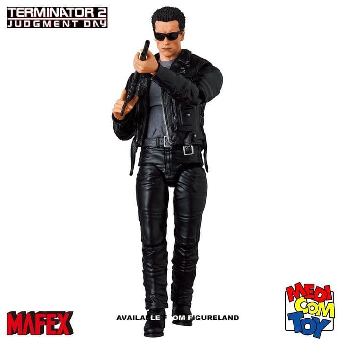 TERMINATOR 2 T-800 MAFEX ACTION FIGURE NUMBER 199 FROM MEDICOM TOYS
