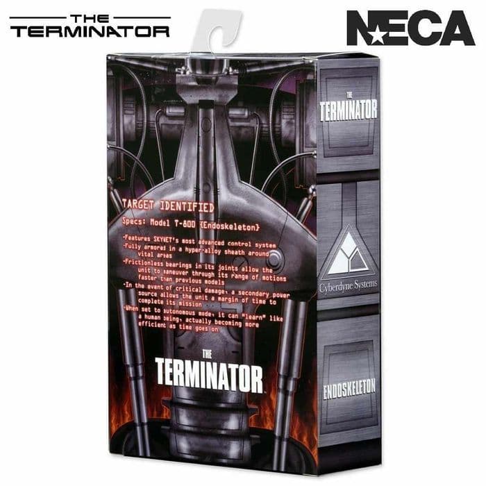 TERMINATOR 7" T800 ENDOSKELETON ACTION FIGURE FROM NECA