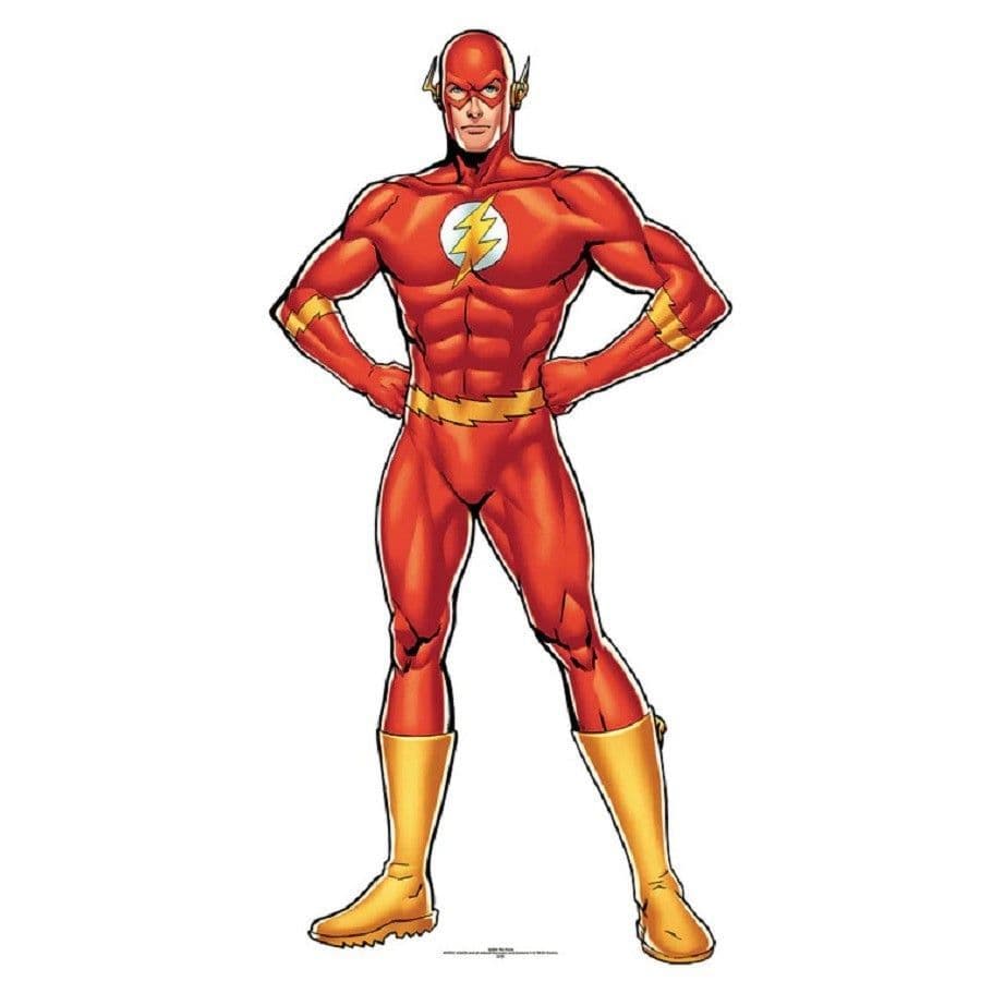 THE FLASH DC COMICS LIFE SIZE CARDBOARD CUT OUT