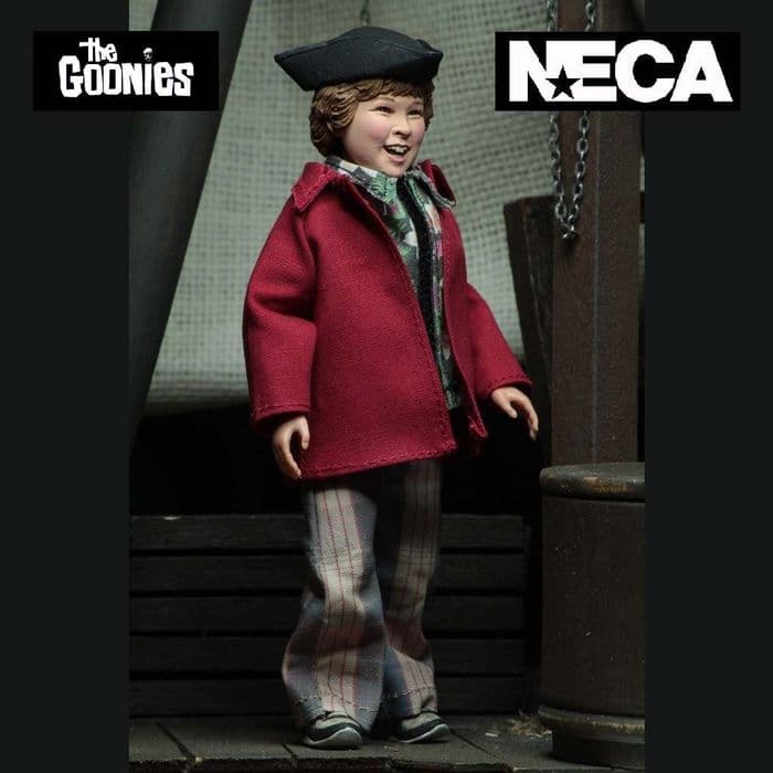 THE GOONIES 8" SLOTH AND 5" CHUNK CLOTHED ACTION FIGURES 2 PACK FROM NECA