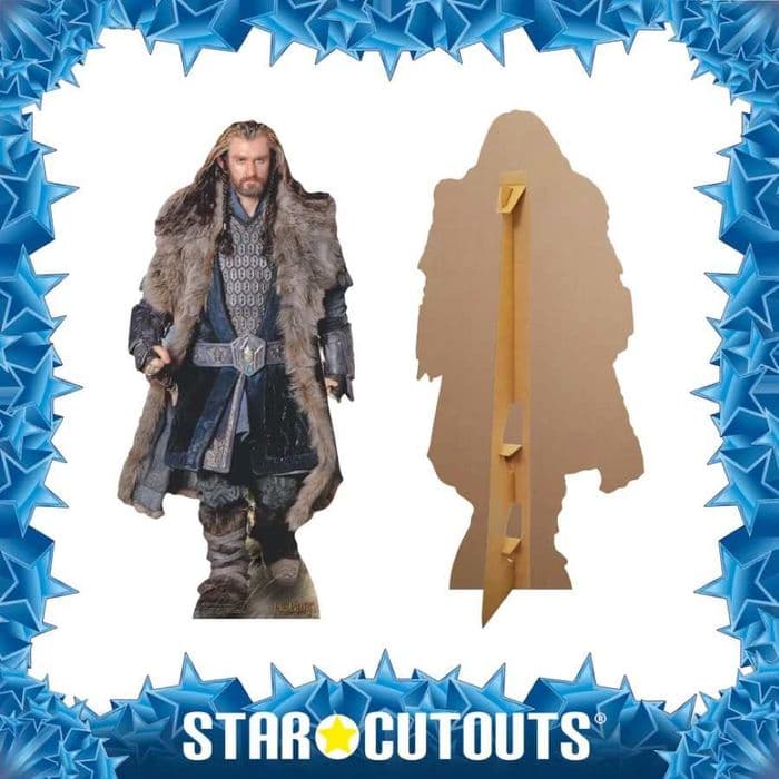 THE HOBBIT MOVIES THORIN OAKENSHIELD LIFE SIZE CARDBOARD CUT OUT