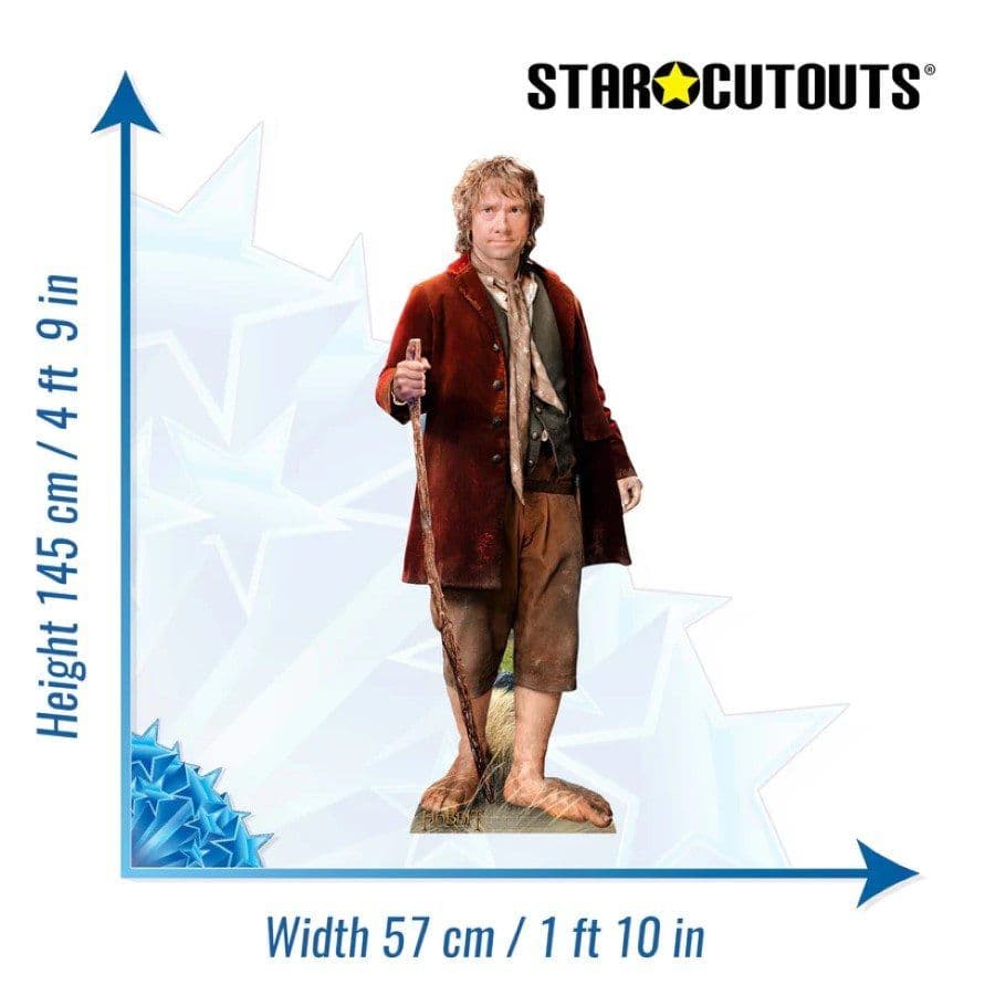 THE LORD OF THE RINGS BILBO BAGGINS LIFE SIZE CARDBOARD CUT OUT