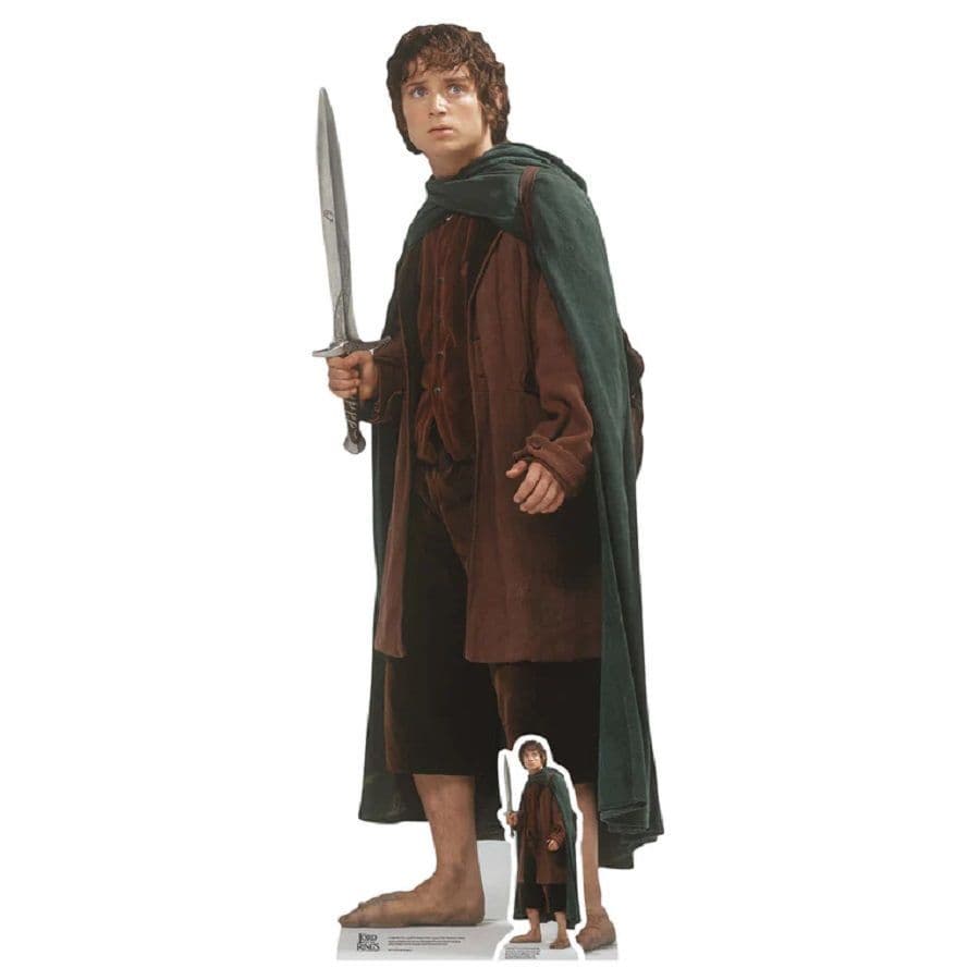 THE LORD OF THE RINGS FRODO BAGGINS LIFE SIZE CARDBOARD CUT OUT