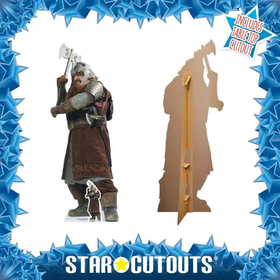 THE LORD OF THE RINGS GIMLI LIFE SIZE CARDBOARD CUT OUT