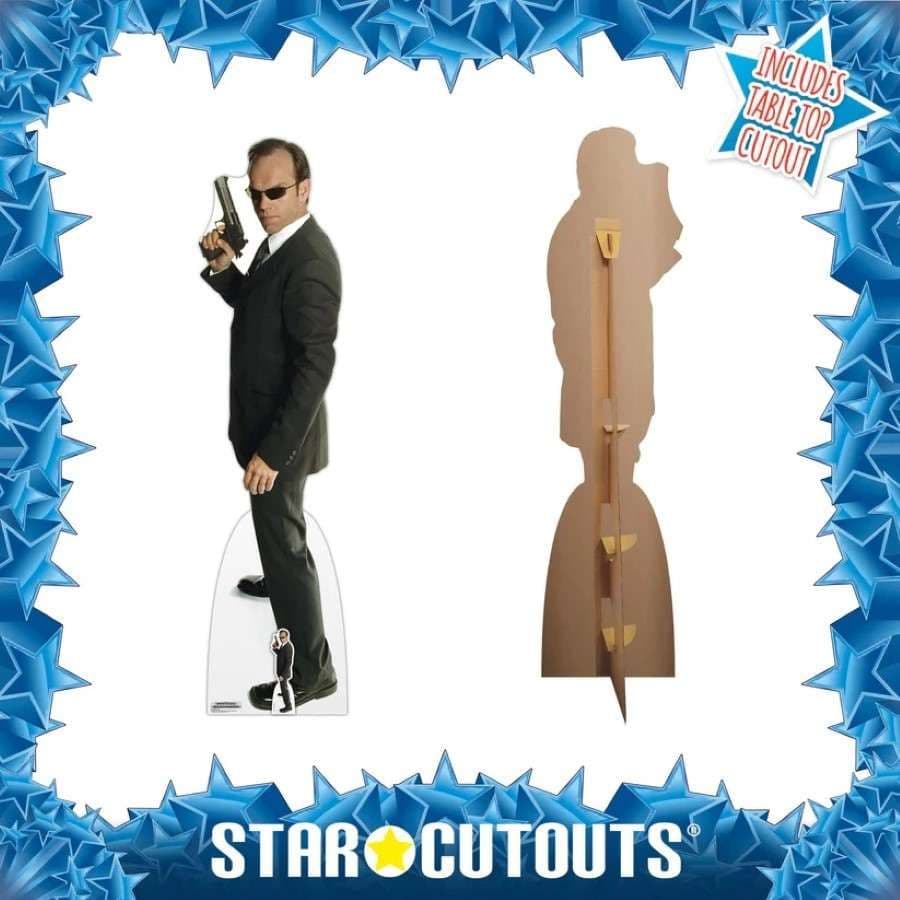 THE MATRIX AGENT SMITH LIFE SIZE CARDBOARD CUT OUT