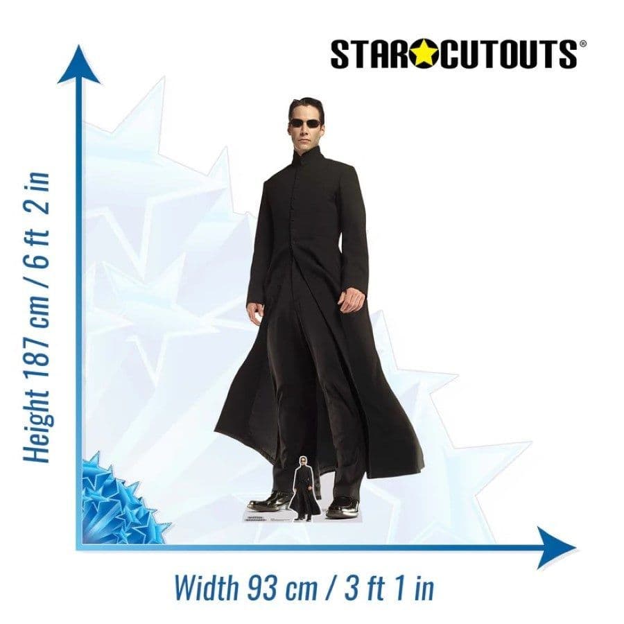 THE MATRIX NEO LIFE SIZE CARDBOARD CUT OUT