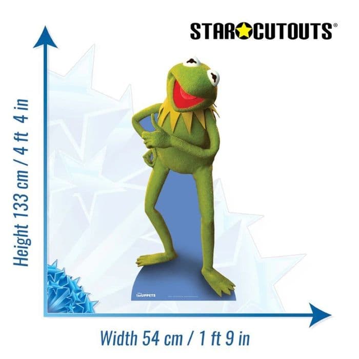 THE MUPPETS KERMIT THE FROG CARDBOARD CUT OUT