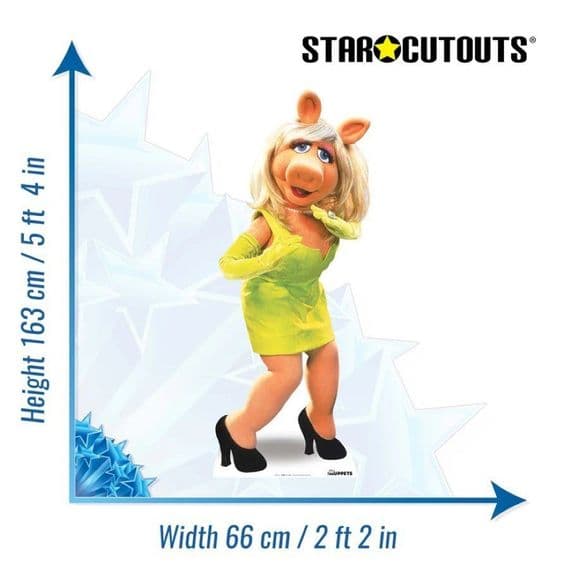 THE MUPPETS MISS PIGGY CARDBOARD CUT OUT