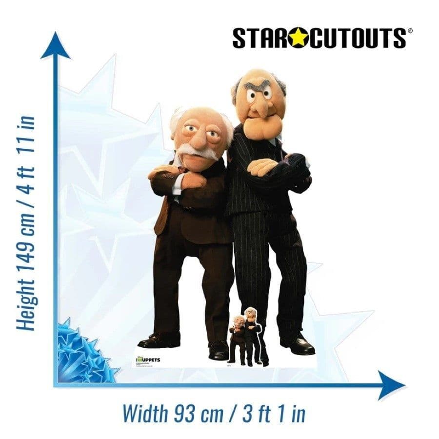 THE MUPPETS STATLER AND WALDORF CARDBOARD CUT OUT