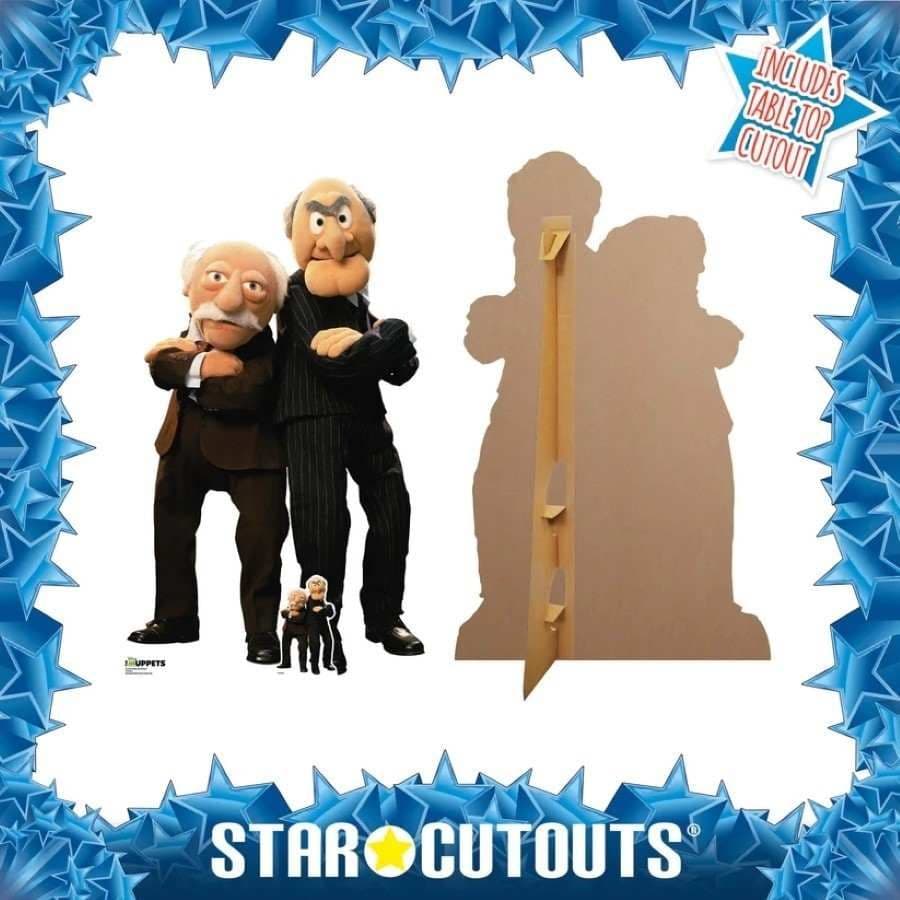 THE MUPPETS STATLER AND WALDORF CARDBOARD CUT OUT