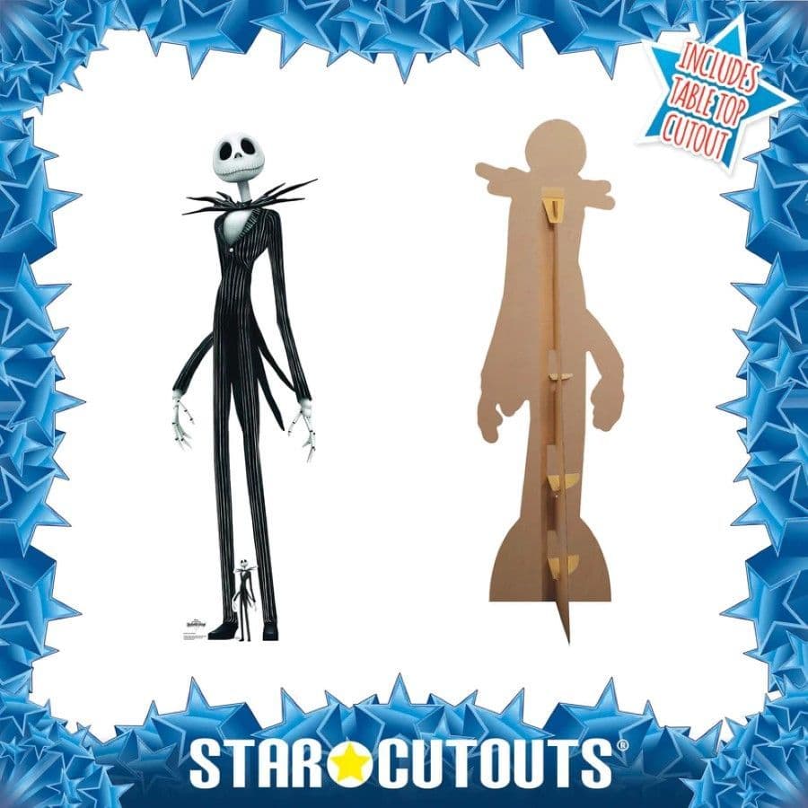 THE NIGHTMARE BEFORE CHRISTMAS JACK SKELETON DISNEY LIFE SIZE CARDBOARD ...