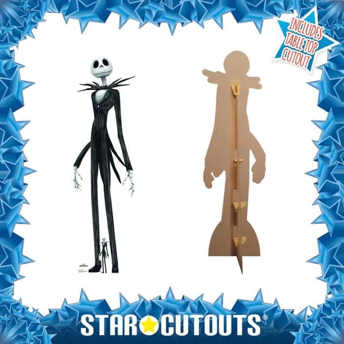 THE NIGHTMARE BEFORE CHRISTMAS JACK SKELETON DISNEY LIFE SIZE CARDBOARD ...